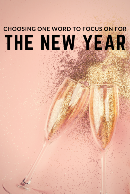 One Word Intentions for the New Year