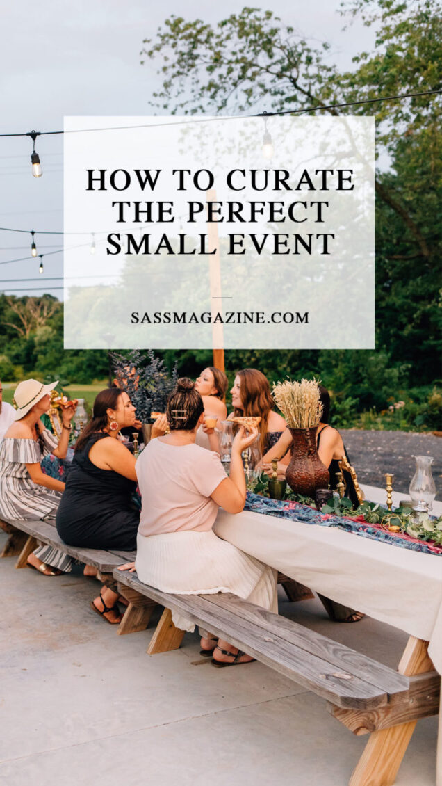 How to Curate Small Events and Micro Weddings - Sass Magazine
